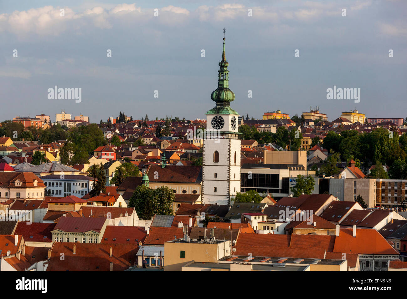 Trebic, Czech UNESCO Town, Church of St. Martin Stock Photo - Alamy
