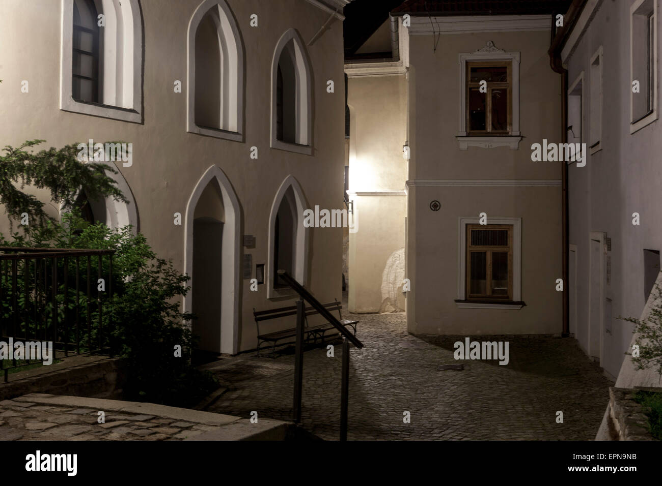 Jewish Quarter Trebic UNESCO Czech Republic, Old Synagogue Stock Photo ...