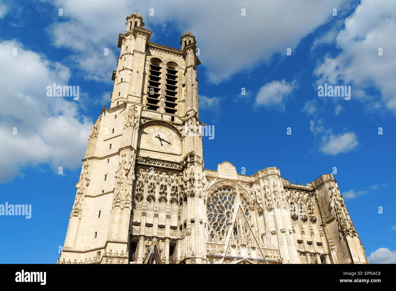 The Gothic Troyes Cathedral (Cathedrale Saint-Pierre-et-Saint-Paul de ...