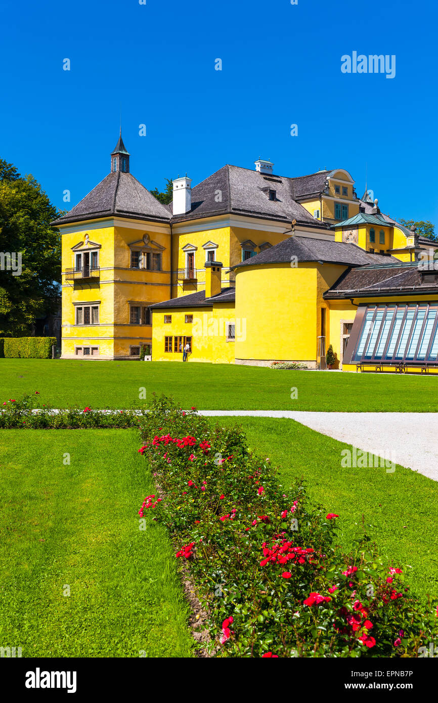 Austria salzburg hellbrunn castle hellbrunn hi-res stock photography ...