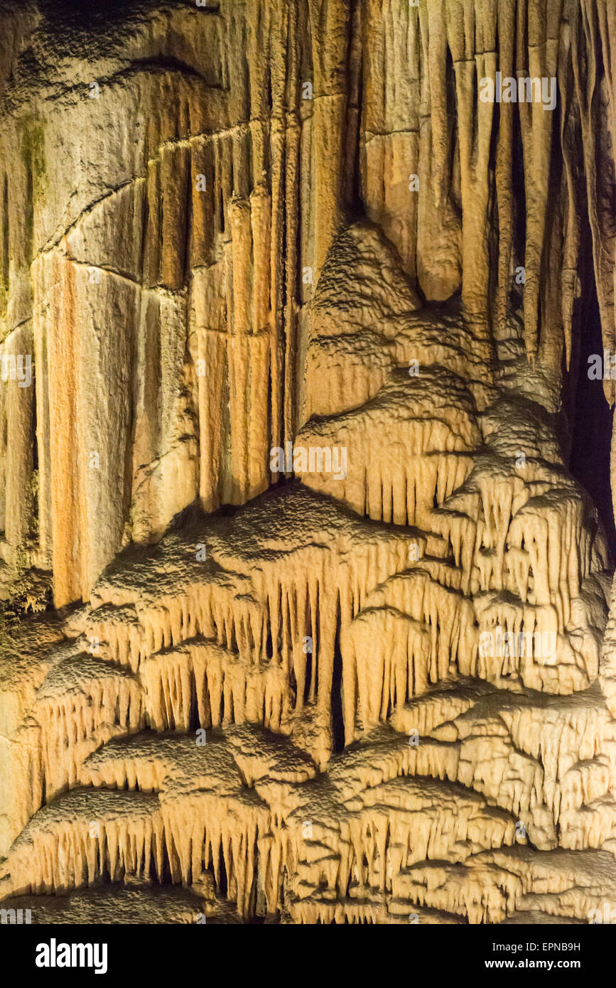 geologic formations in a cave Stock Photo - Alamy