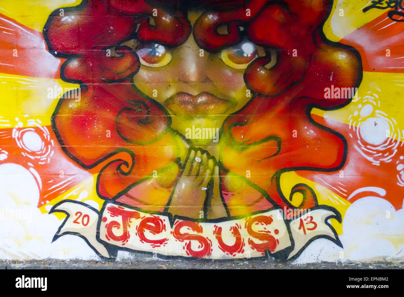 Jesus graffiti hi-res stock photography and images - Alamy