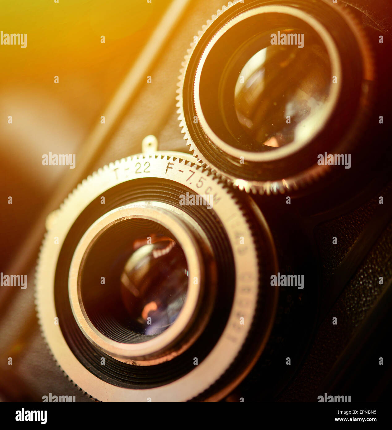 A retro camera lens macro shot with shallow DOF Stock Photo - Alamy
