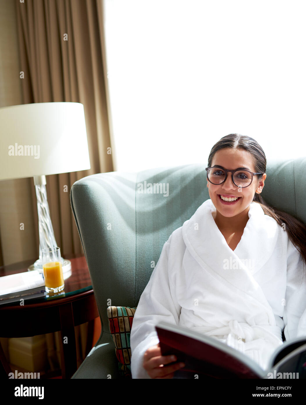 Wingback chair hi-res stock photography and images - Alamy