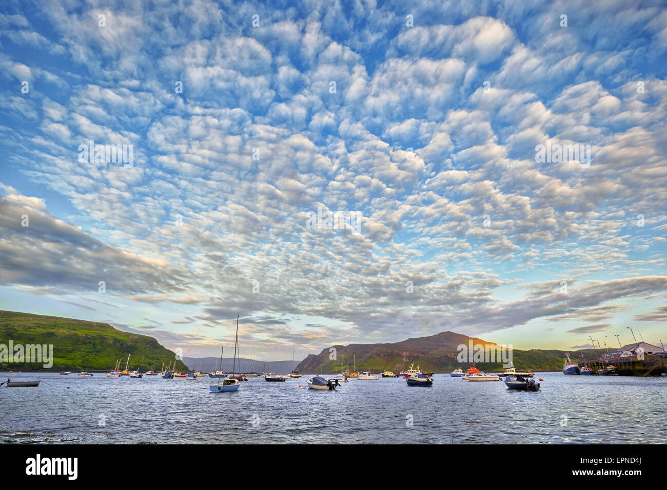 view on Portree bay, Isle of Skye, Scotland Stock Photo - Alamy