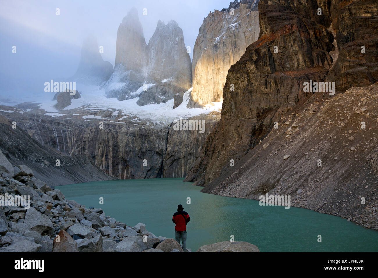 The towers of paine hi-res stock photography and images - Alamy