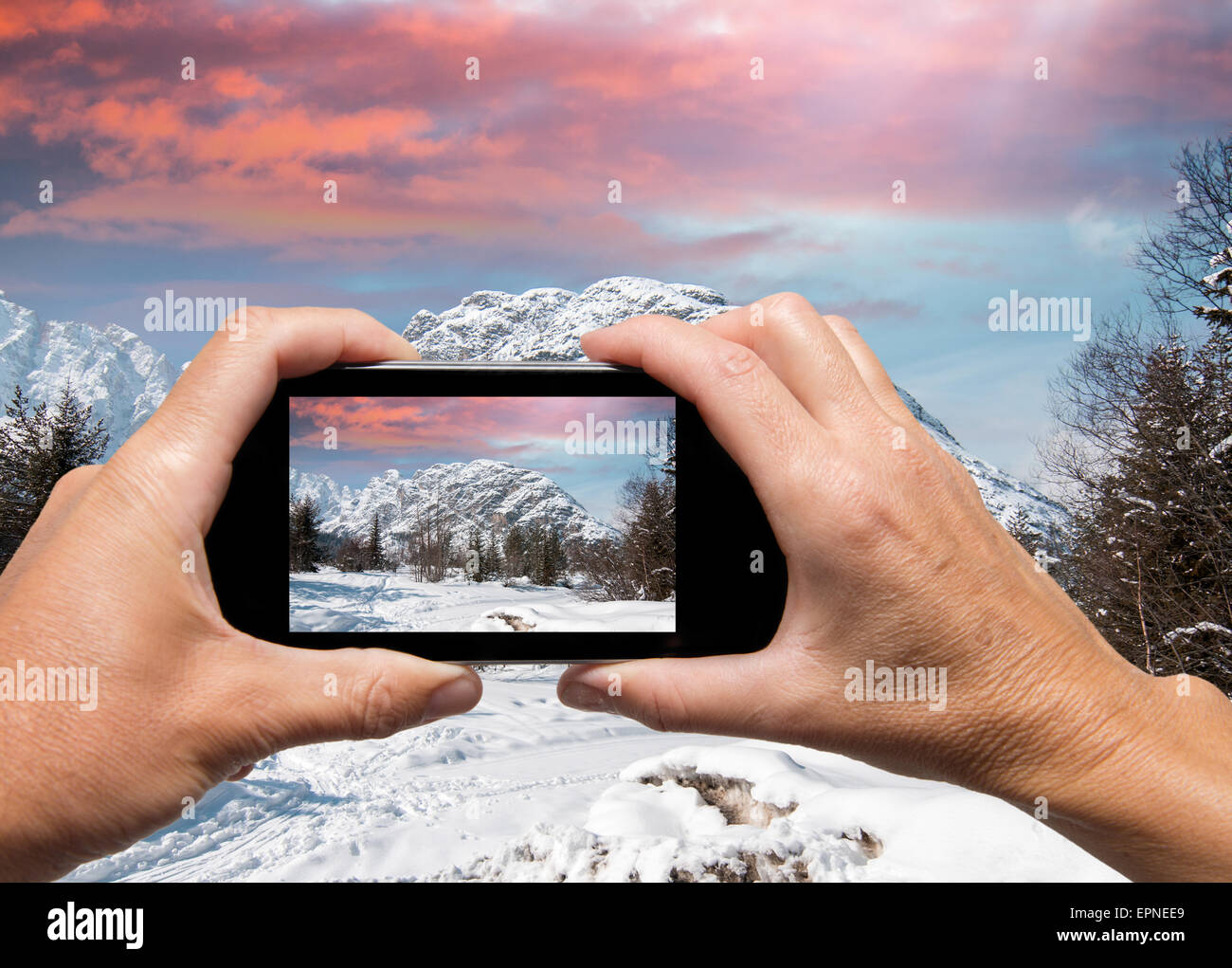 Photograph capturing scenic landscape hi-res stock photography and ...