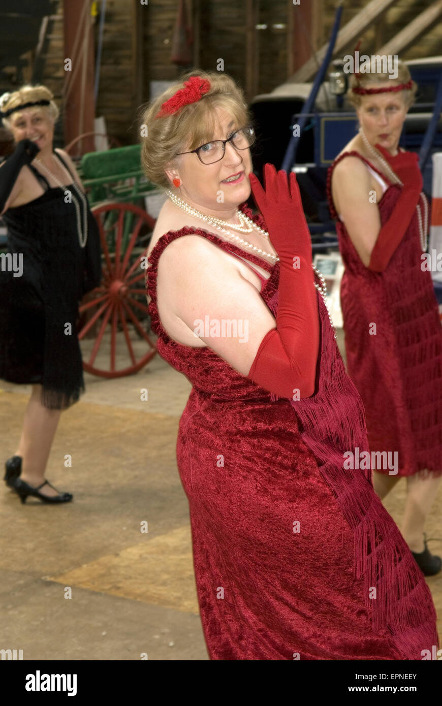 Women dance the charleston hi-res stock photography and images - Alamy