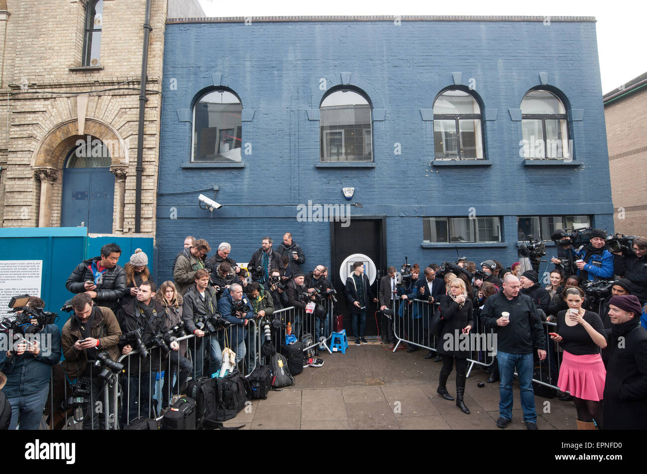 Celebrities arrive at Sarm Studios to record the Band Aid 30 single ‘Do ...