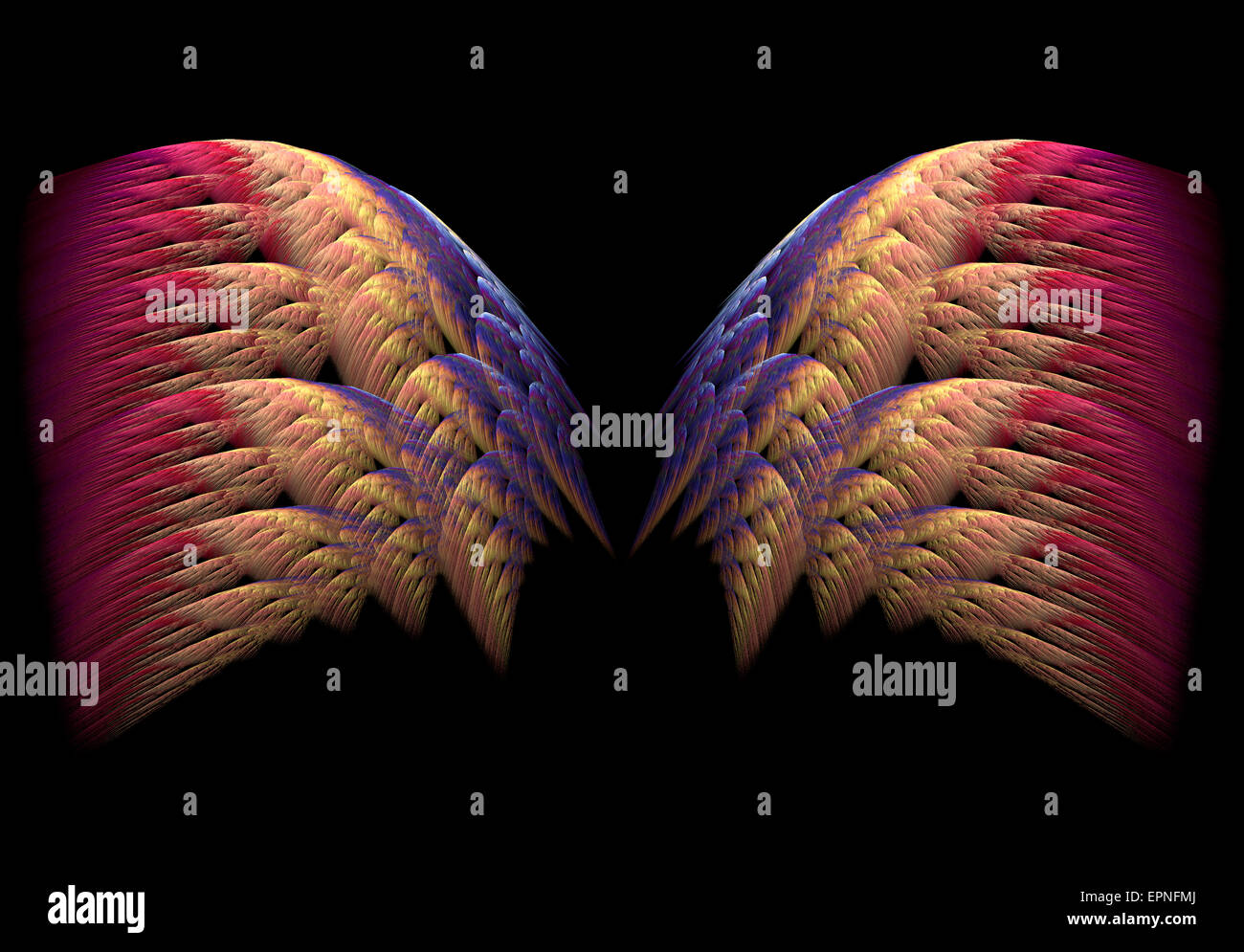 Fractals wings hi-res stock photography and images - Alamy