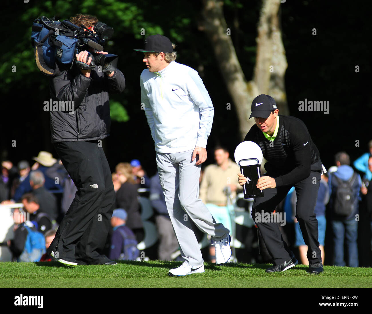 VIRGINIA WATER, ENGLAND - MAY 20: Pop star Niall Horan of One Direction ...