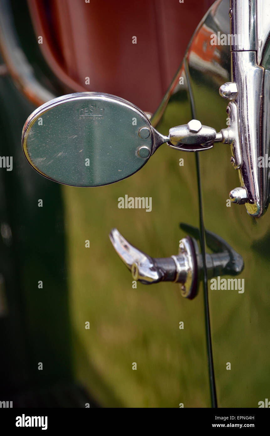 Rear view mirror classic car hi-res stock photography and images - Alamy
