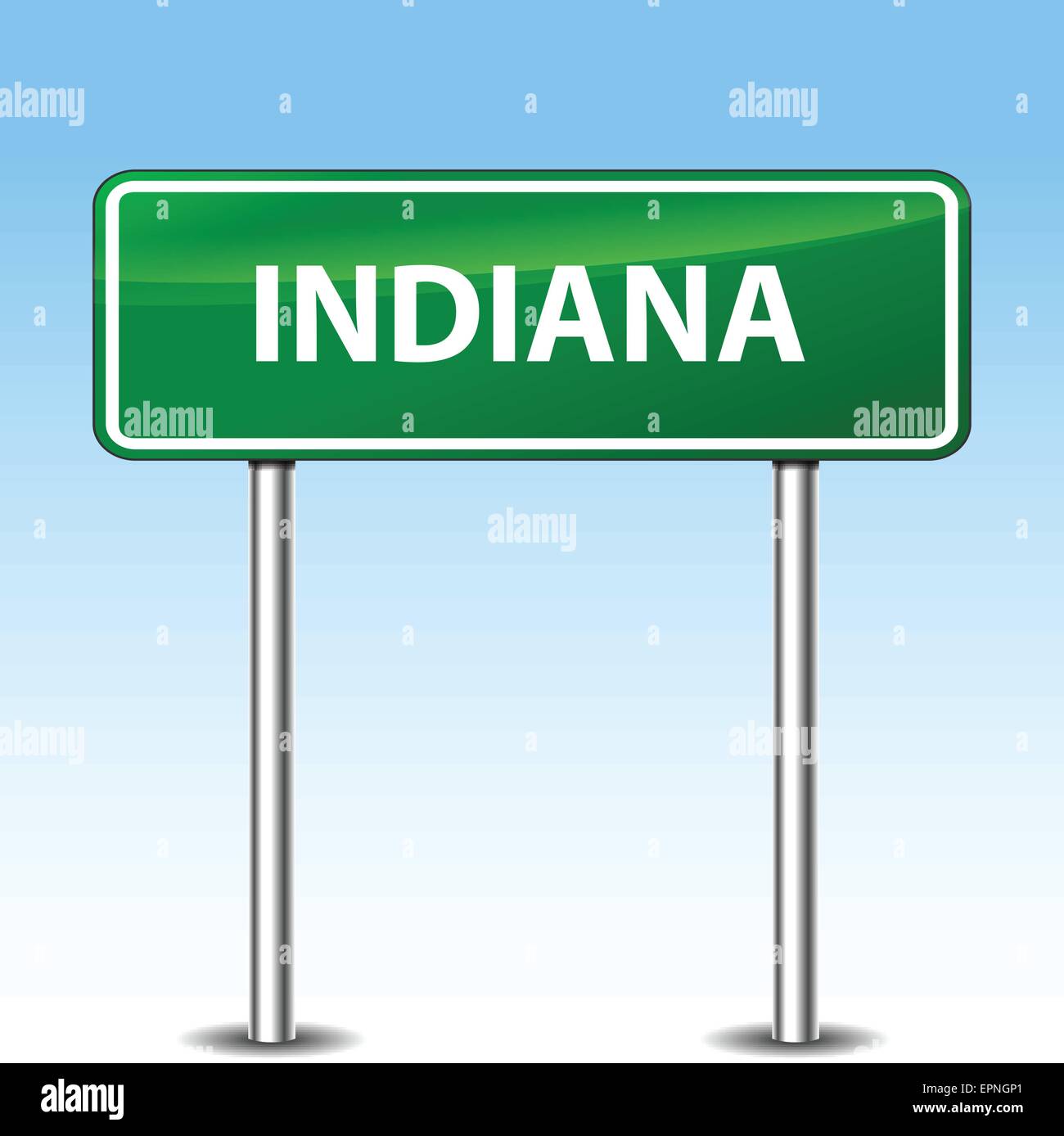 Welcome To Indiana Sign Stock Vector Images - Alamy