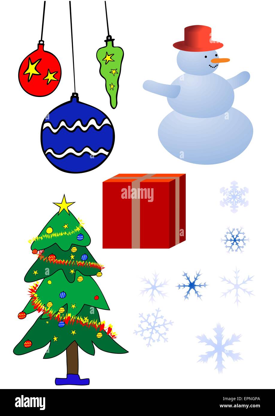 Christmas tree vector design Stock Vector Images - Alamy