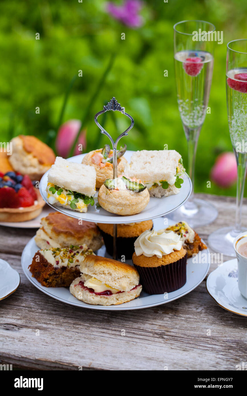 Afternoon Tea Cake Stand High Resolution Stock Photography and Images ...