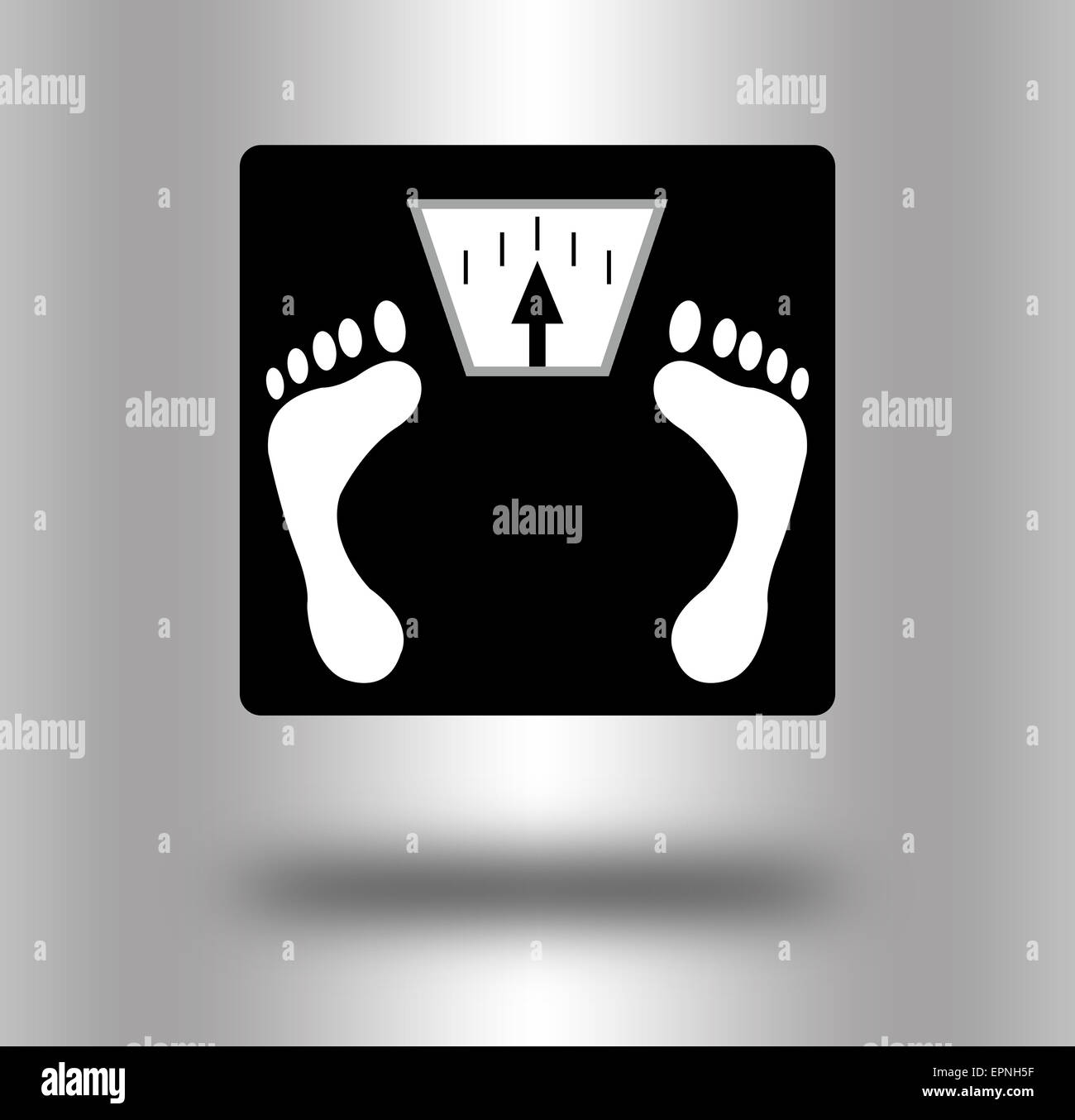 Weight loss icon Stock Photo - Alamy