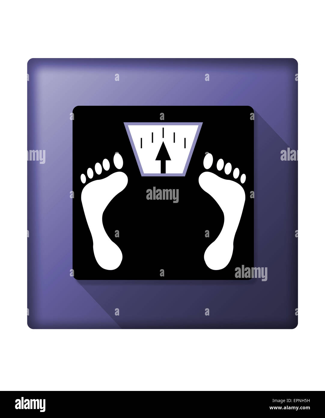 Weight loss icon Stock Photo - Alamy