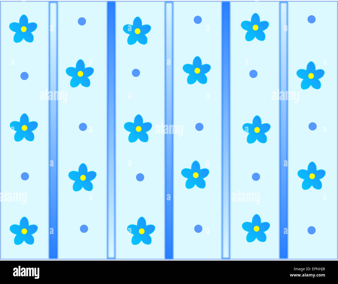 Blue cute texture with lovely daisy flower Stock Photo - Alamy