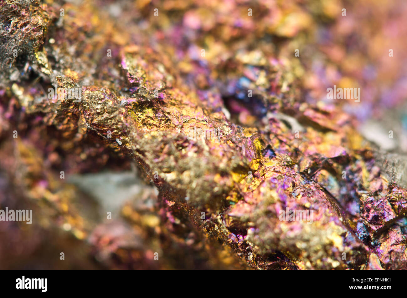 Chalcopyrite, It has the chemical formula (CuFeS2). Copper iron sulfide ...