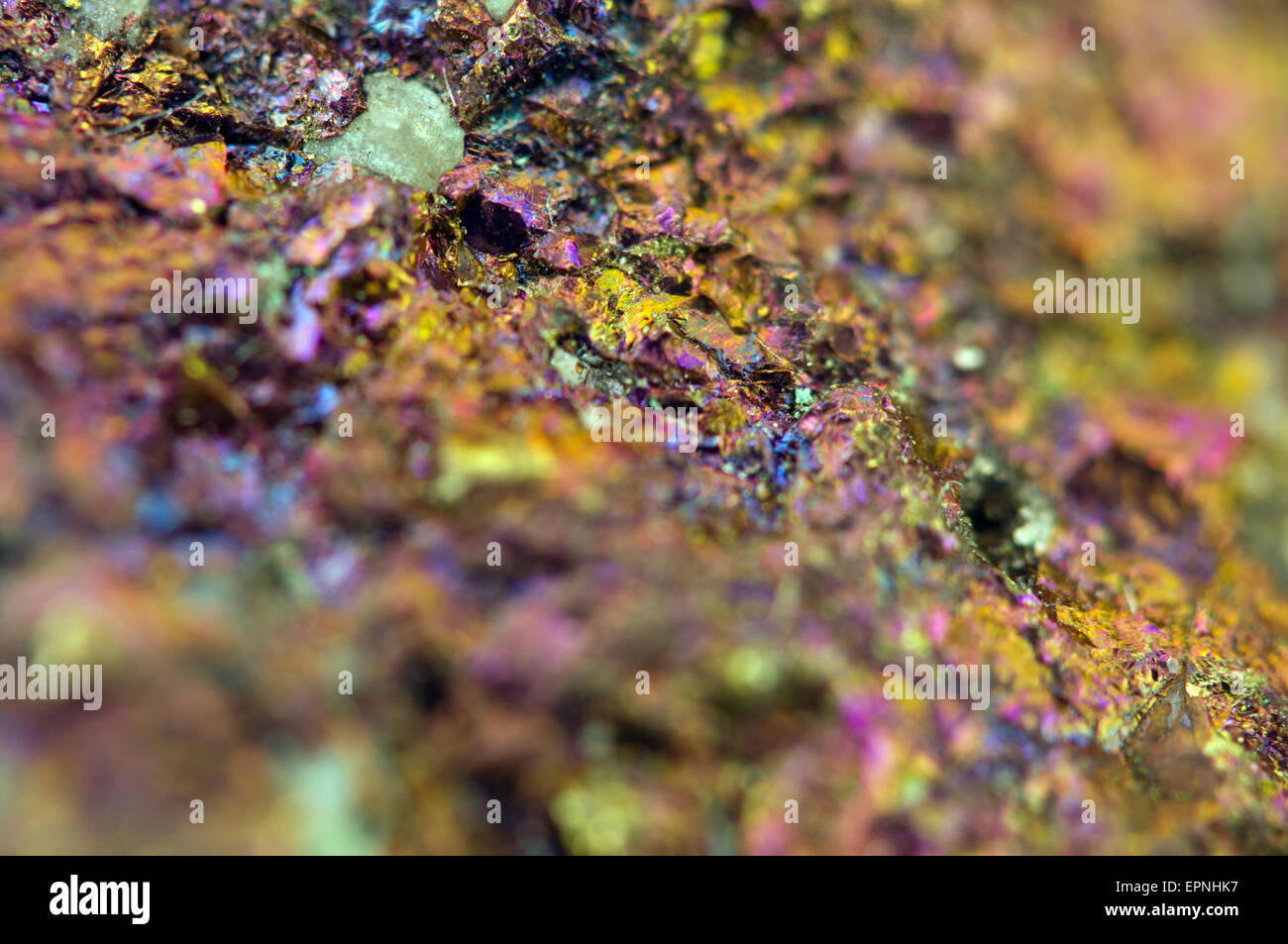 Chalcopyrite, It has the chemical formula (CuFeS2). Copper iron sulfide ...