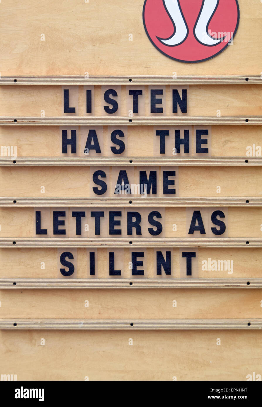 Silent Sign Stock Photos & Silent Sign Stock Images - Alamy