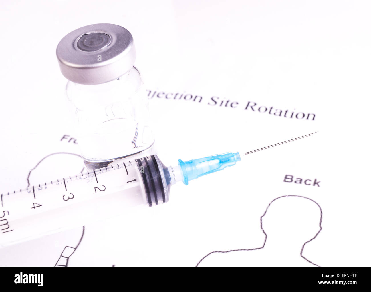 Syringe, Vials, Diabetes injection rotation - Remember form for inject ...