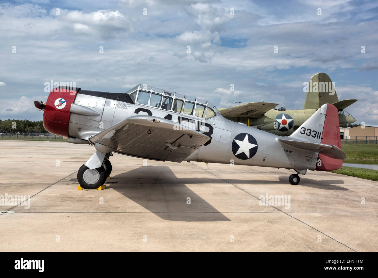 North American AT6 Texan Stock Photo - Alamy
