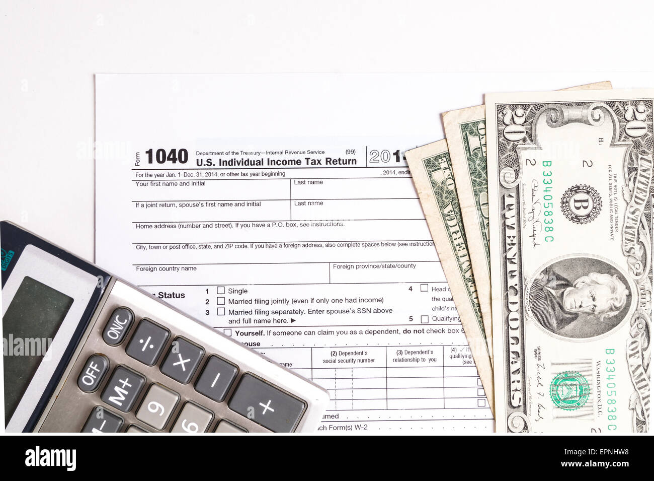 Irs documents hi-res stock photography and images - Alamy