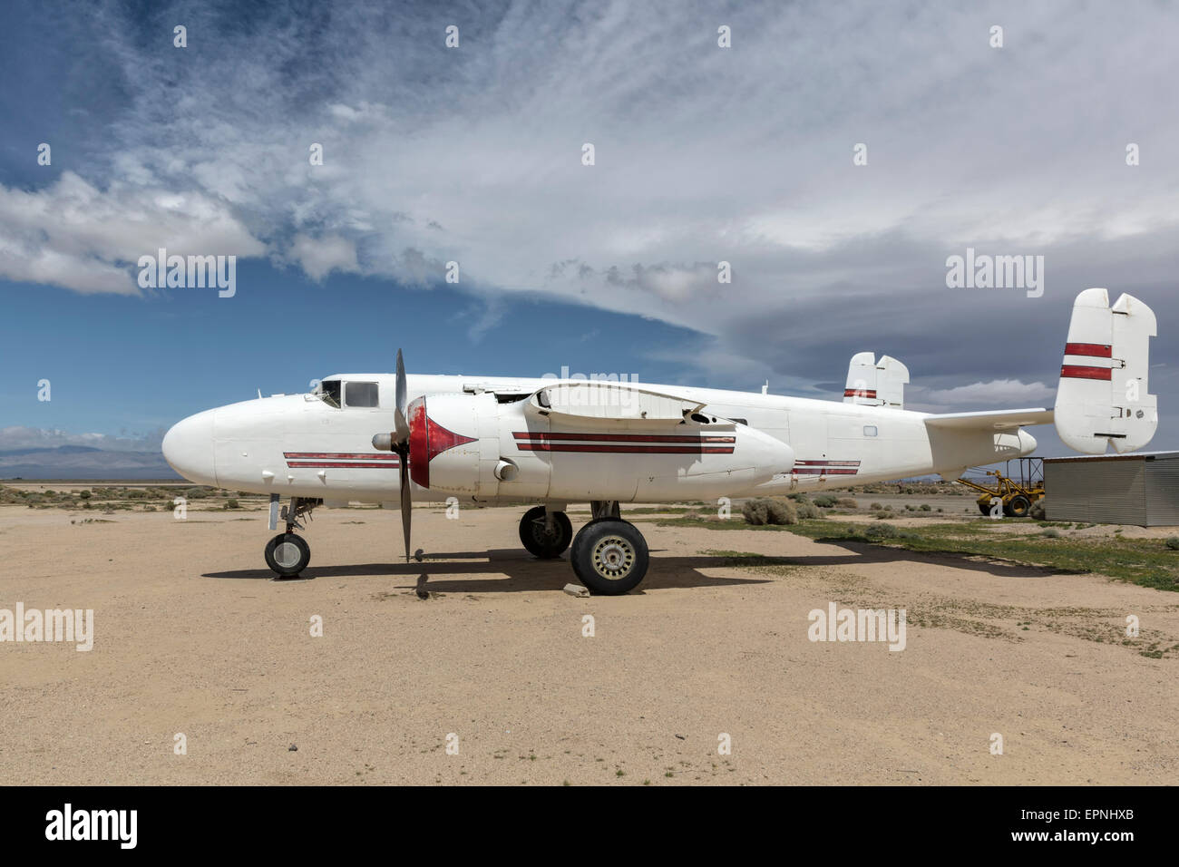 North American B25 Mitchell aircraft - ex Howard Hughes Stock Photo - Alamy