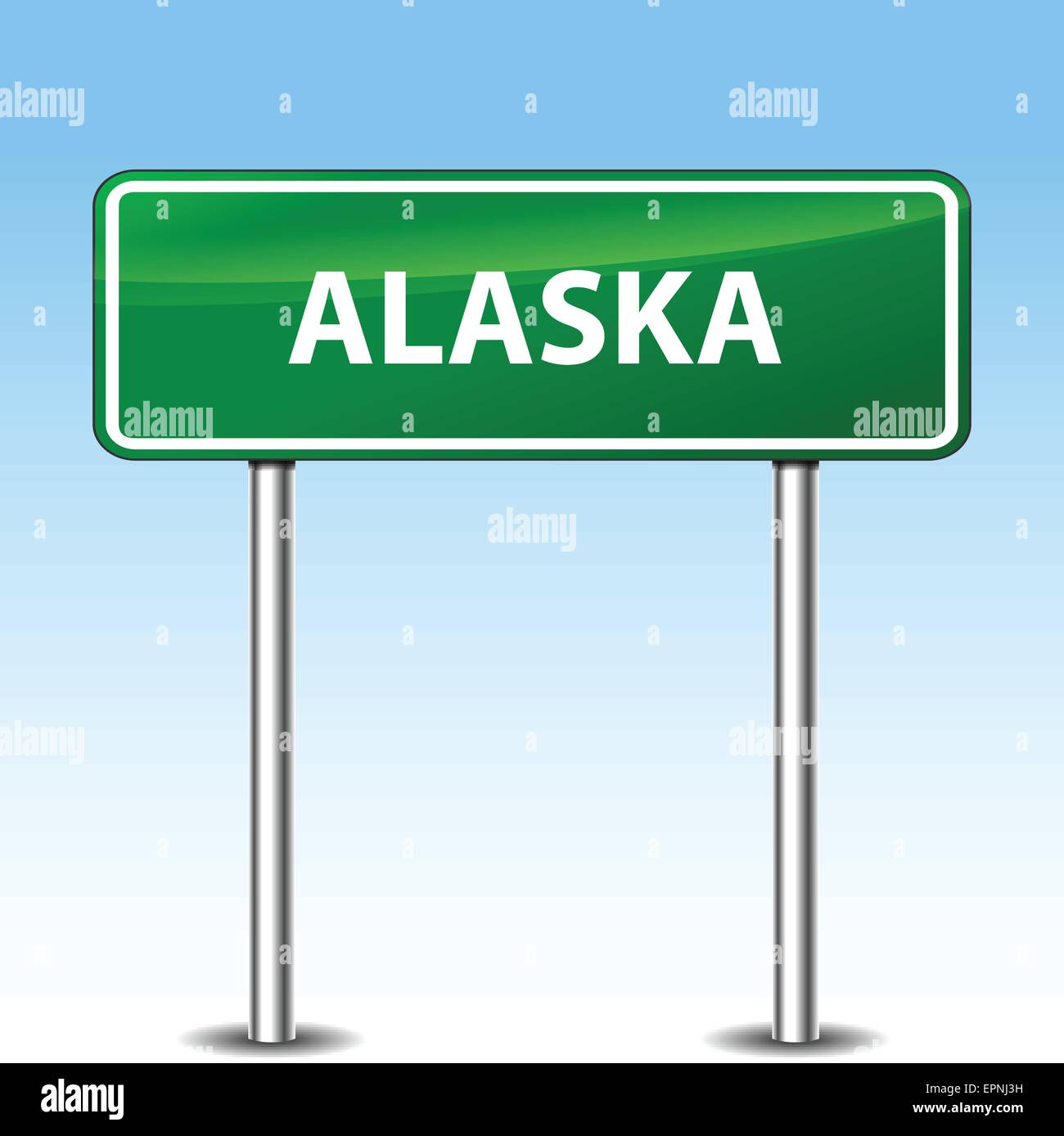 Welcome to alaska sign hi-res stock photography and images - Alamy