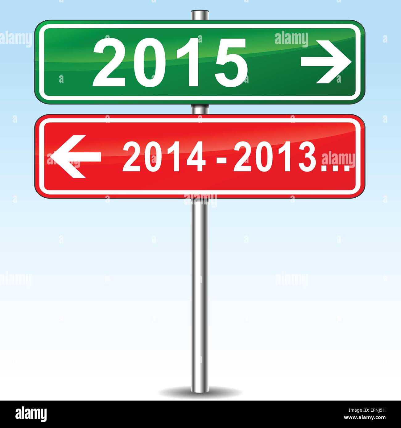 Green new year Stock Vector Images - Alamy