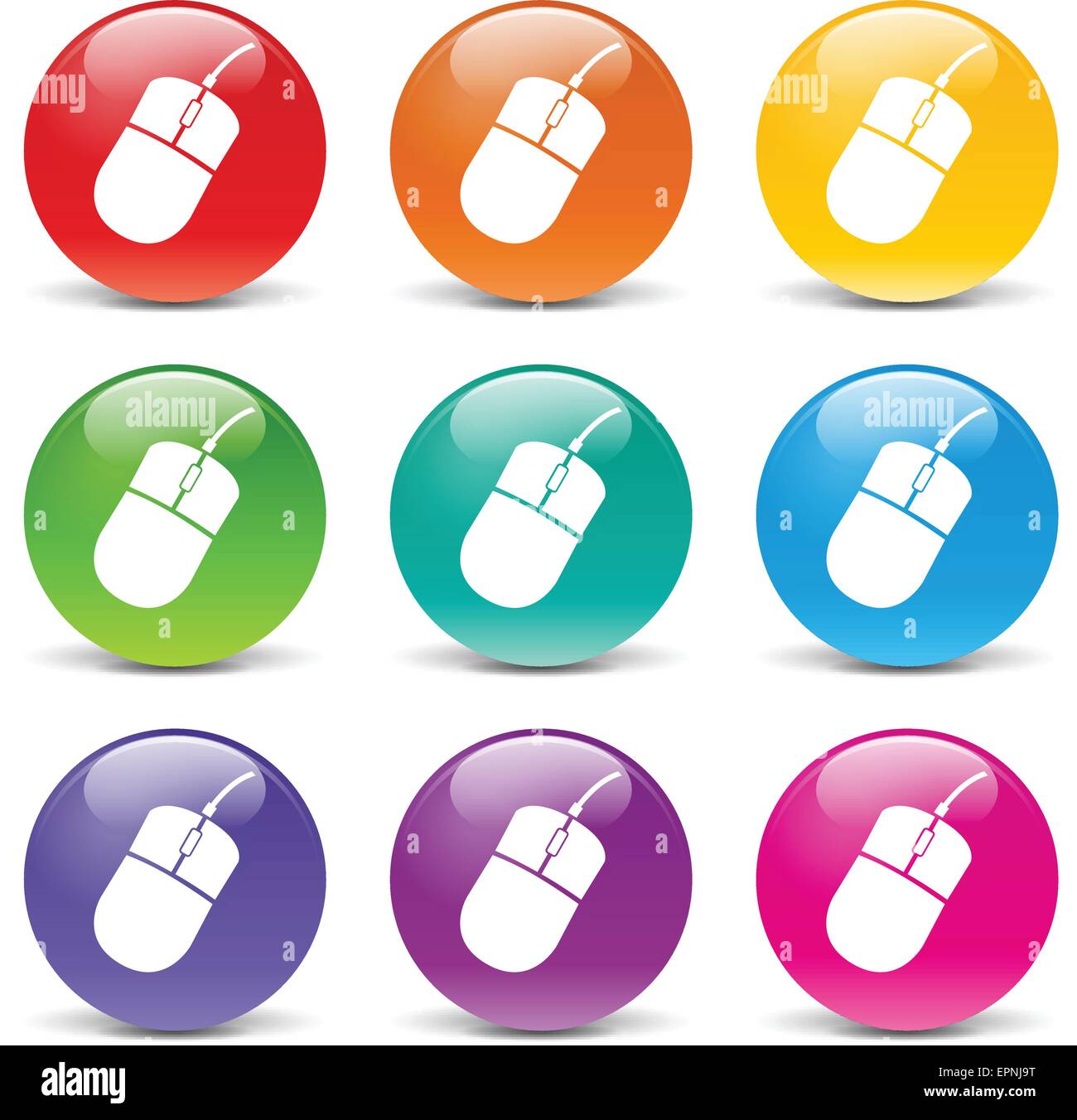 Mouse buttons Stock Vector Images - Alamy