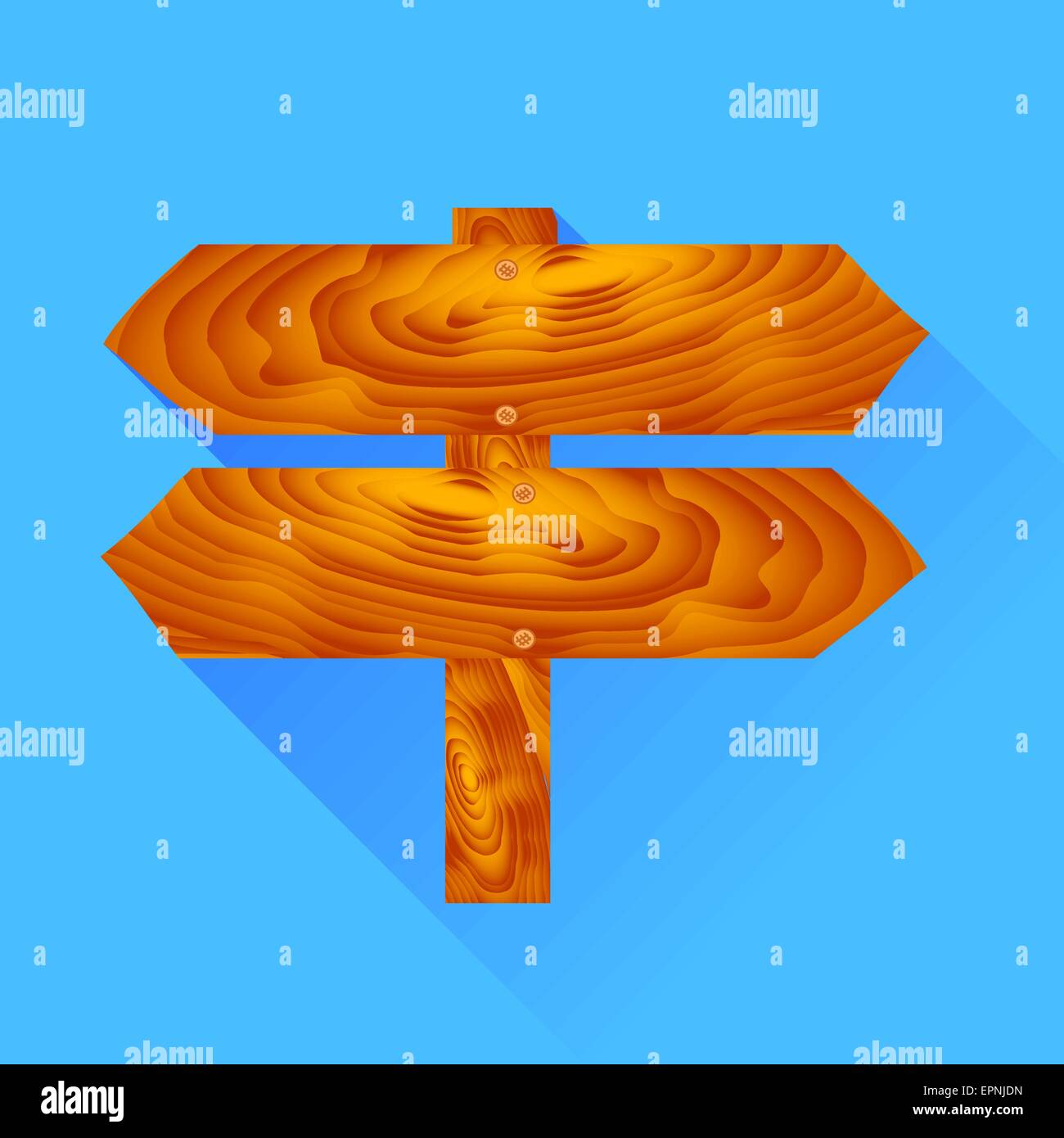 Wooden arrow sign pointing destination Stock Vector Images - Alamy