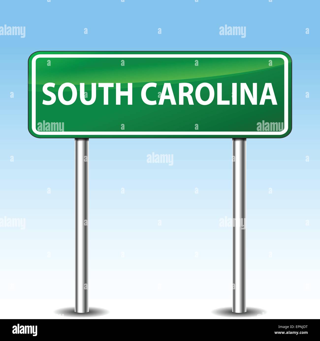 South carolina road sign hi-res stock photography and images - Alamy