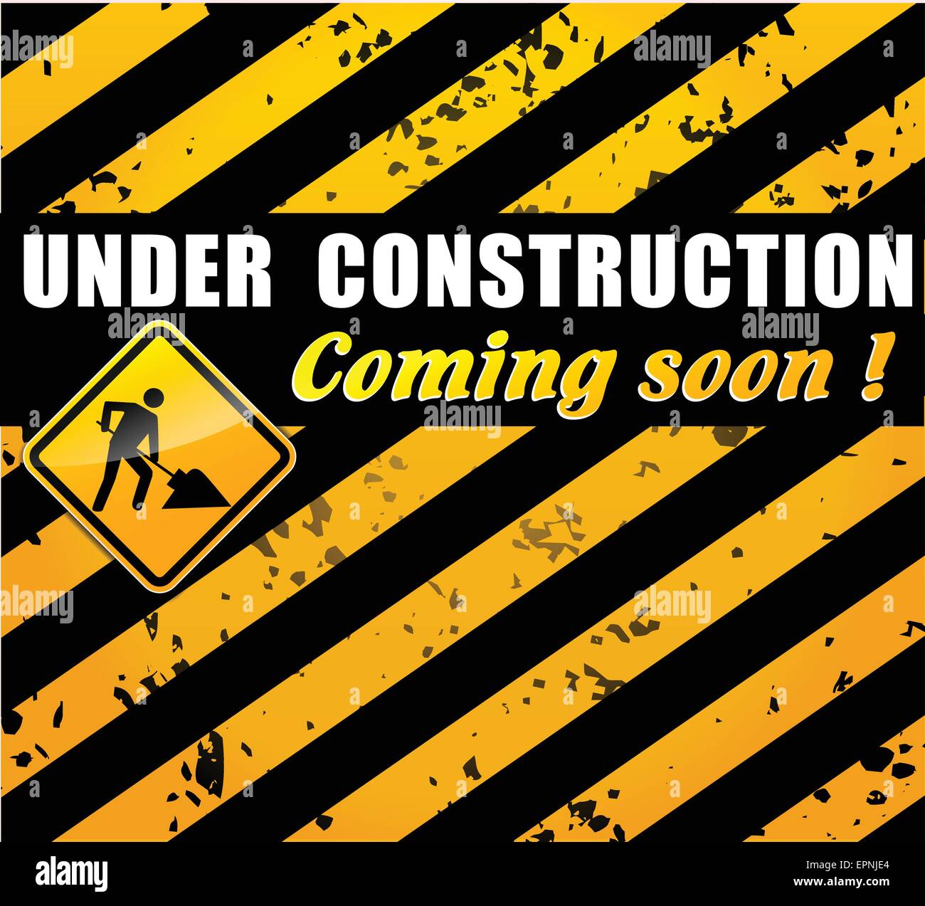 illustration of site under construction concept background Stock Vector ...