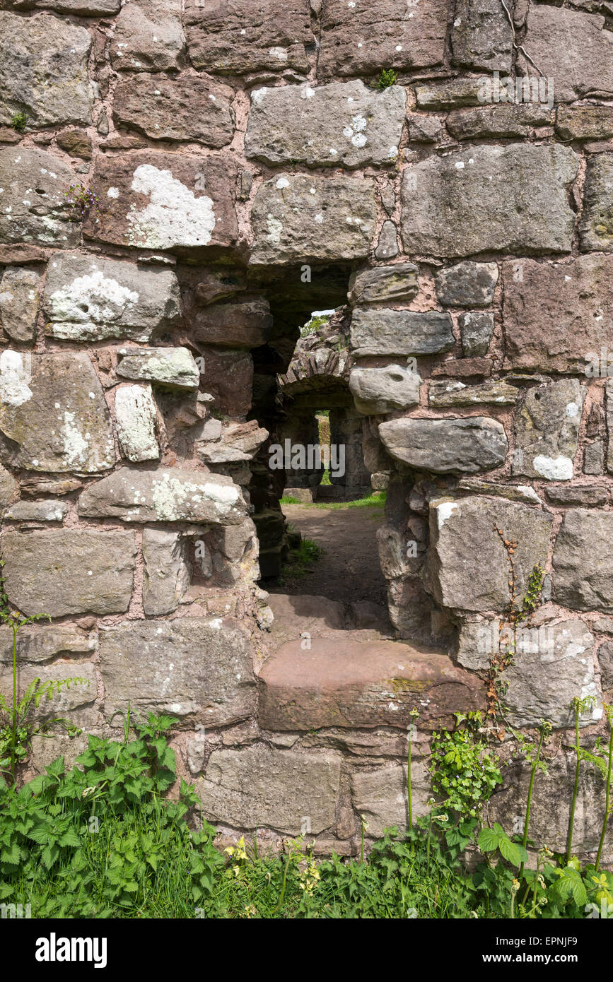 Castle wall at Beeston castle in Cheshire, England Stock Photo - Alamy