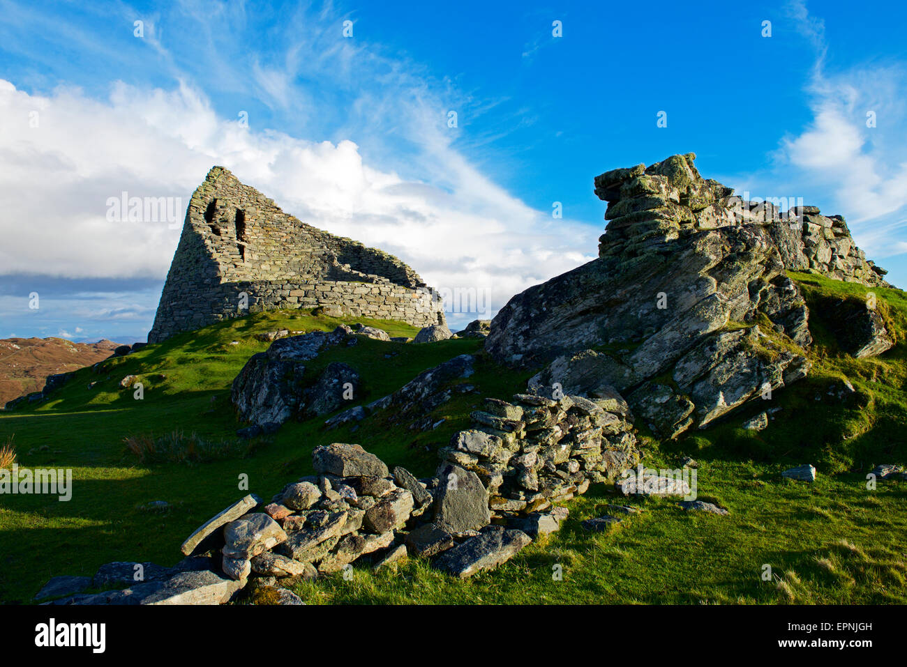 Dun Carloway Broch, Isle of Lewis, Outer Hebrides, Scotland UK Stock ...