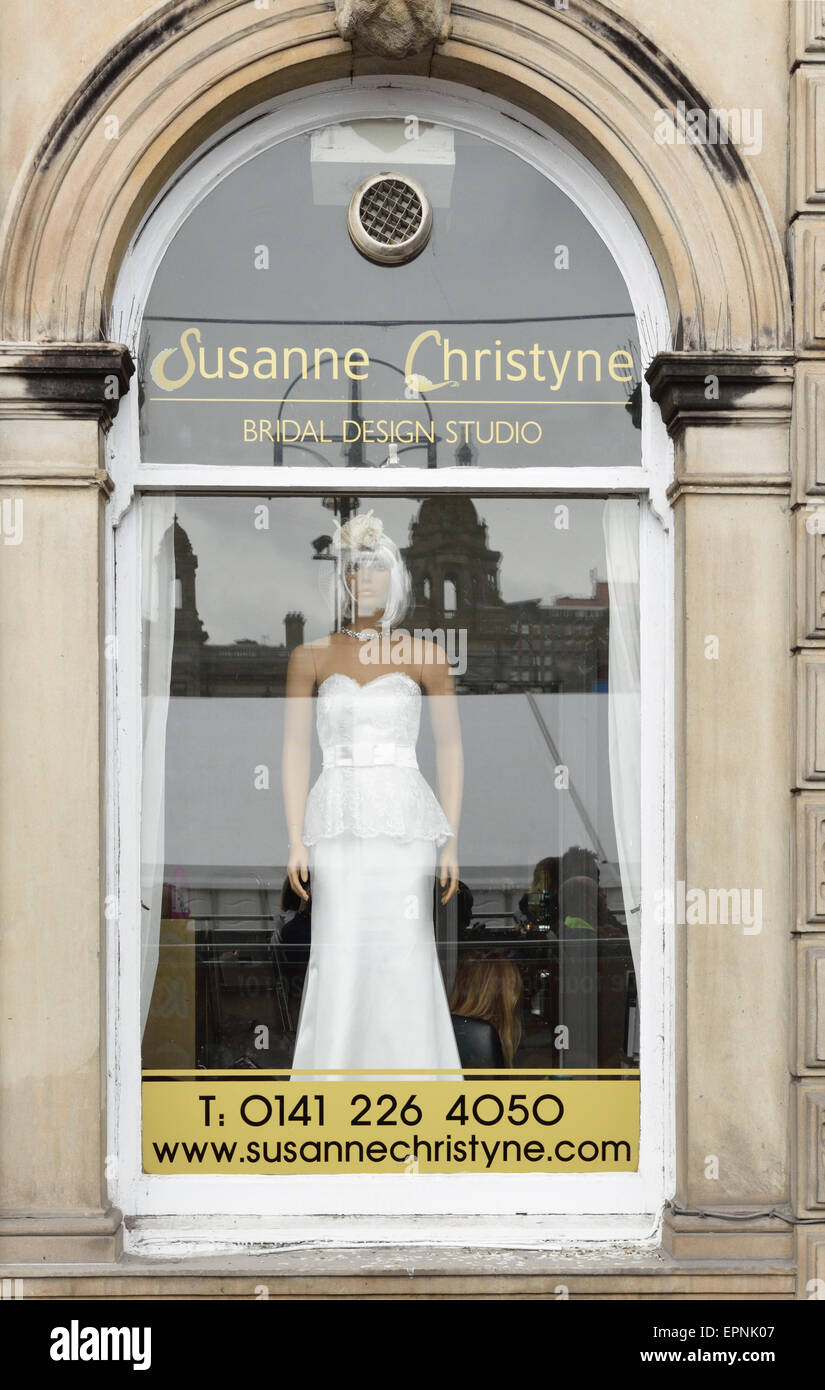 Susanne Christyne Bridal Design George Square Glasgow Scotland UK Stock ...