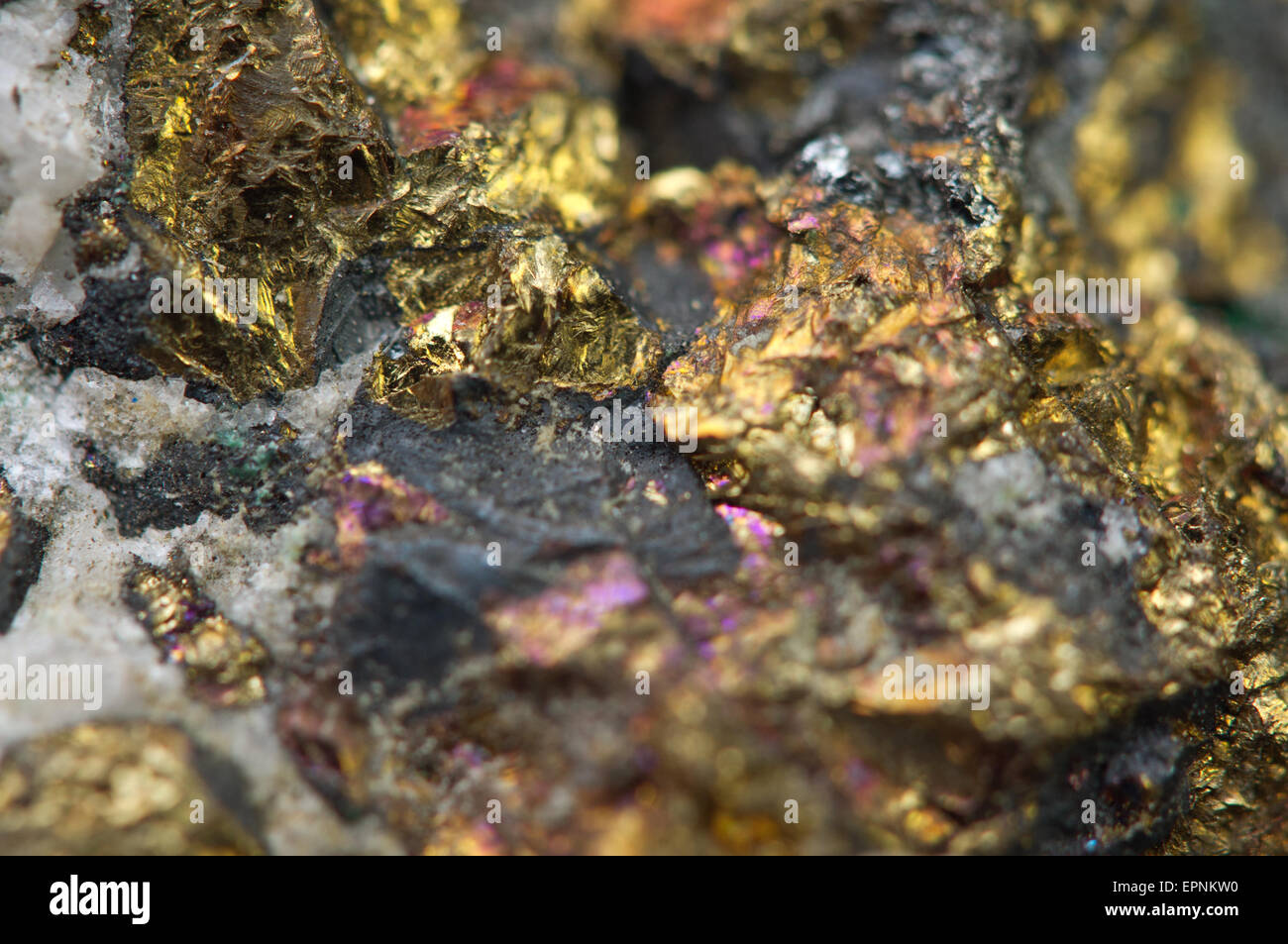 Chalcopyrite, It has the chemical formula (CuFeS2). Copper iron sulfide ...