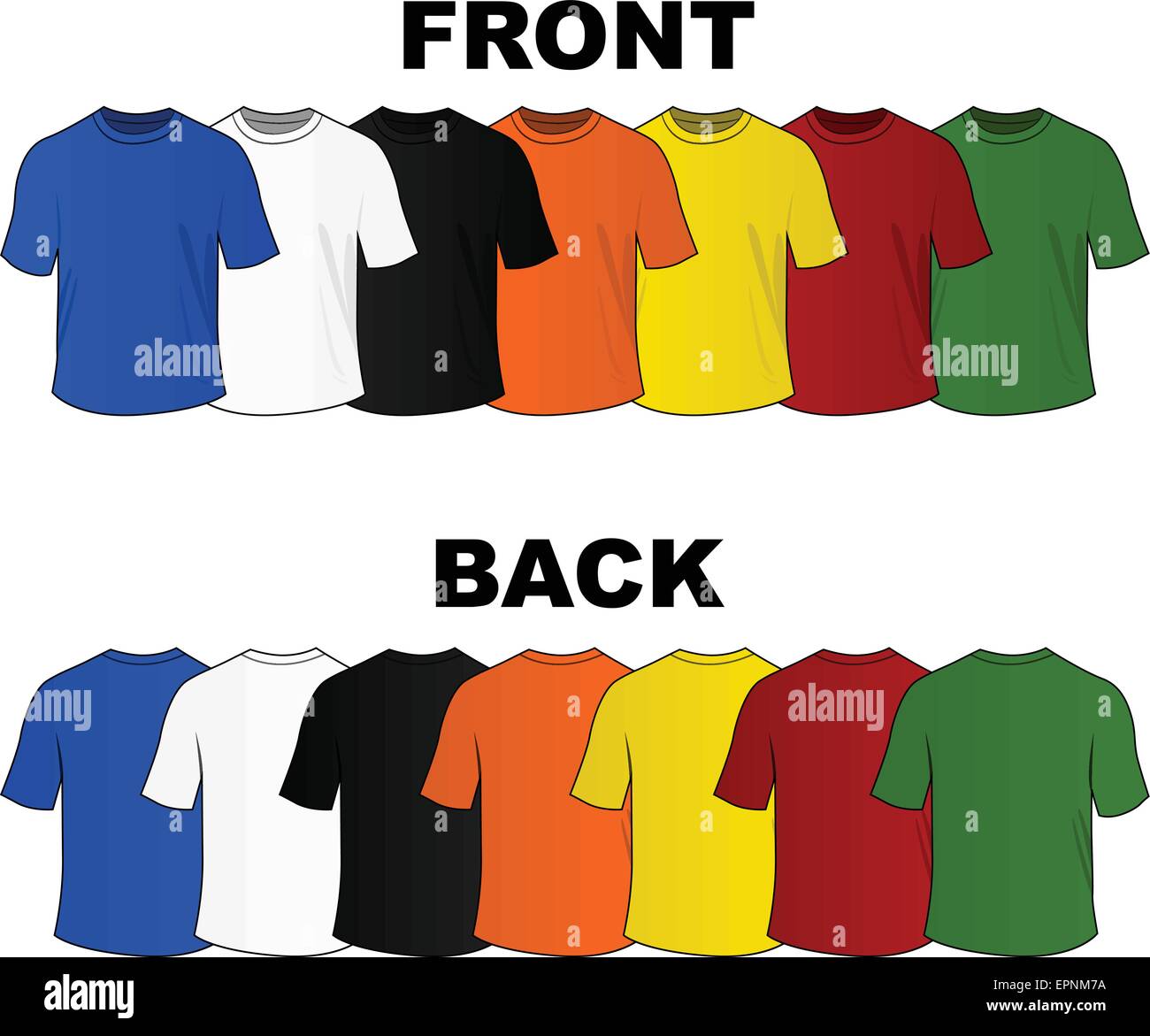 Tee shirt vector vectors hi-res stock photography and images - Alamy