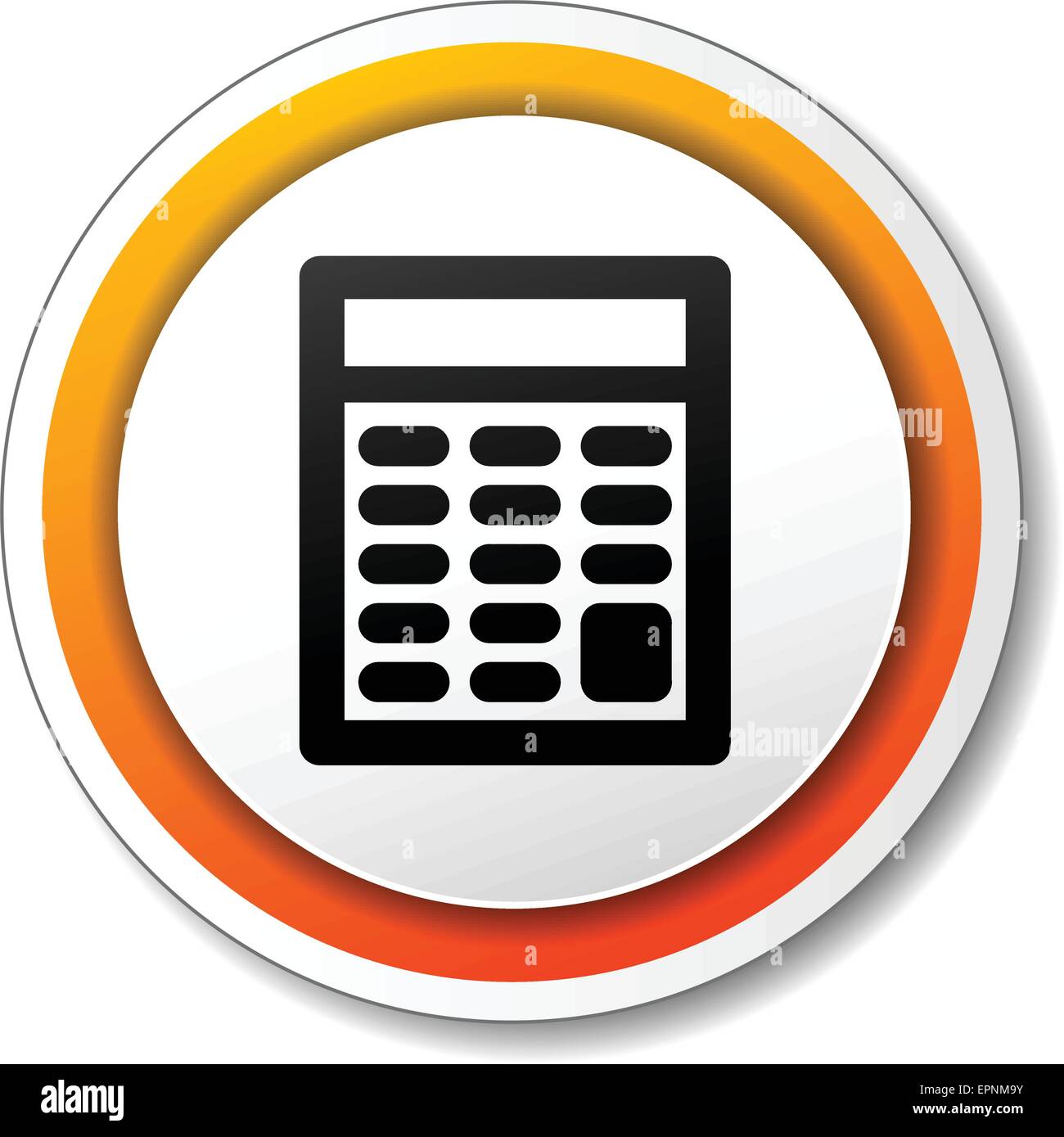 Round calculator Stock Vector Images - Alamy