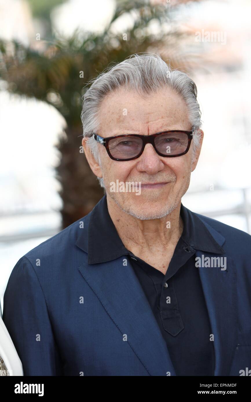 Cannes, France. 20th May, 2015. US actor Harvey Keitel poses during the ...