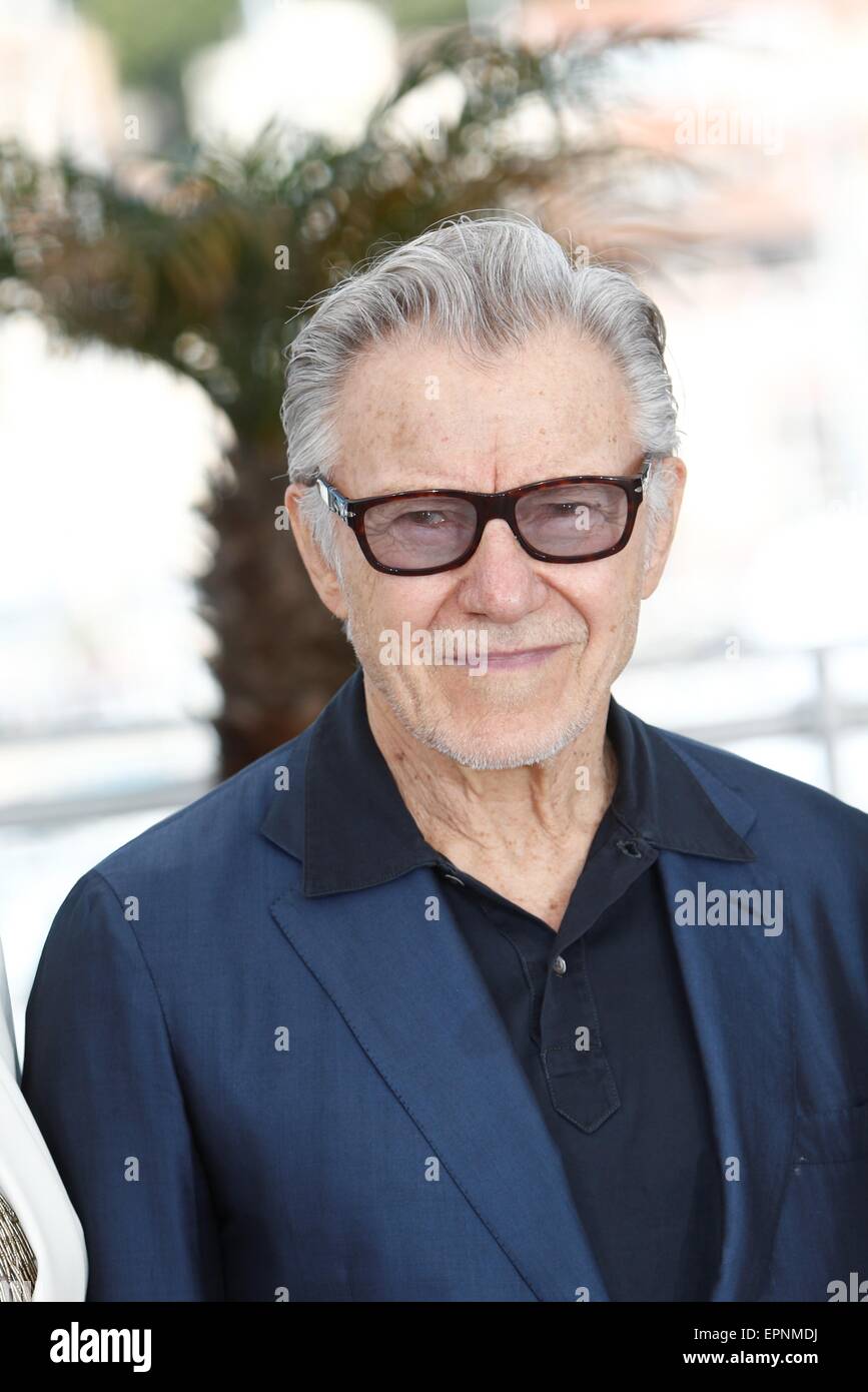 Cannes, France. 20th May, 2015. US actor Harvey Keitel poses during the ...
