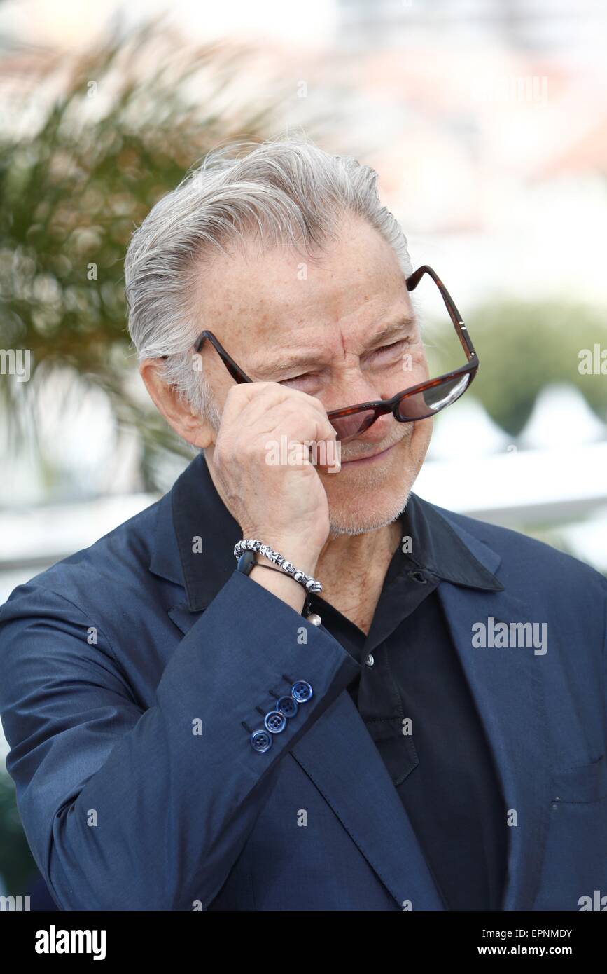 Cannes, France. 20th May, 2015. US actor Harvey Keitel poses during the ...