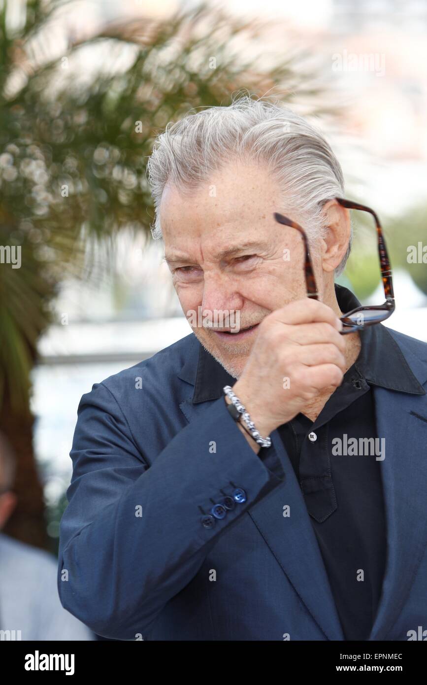 Cannes, France. 20th May, 2015. US actor Harvey Keitel poses during the ...