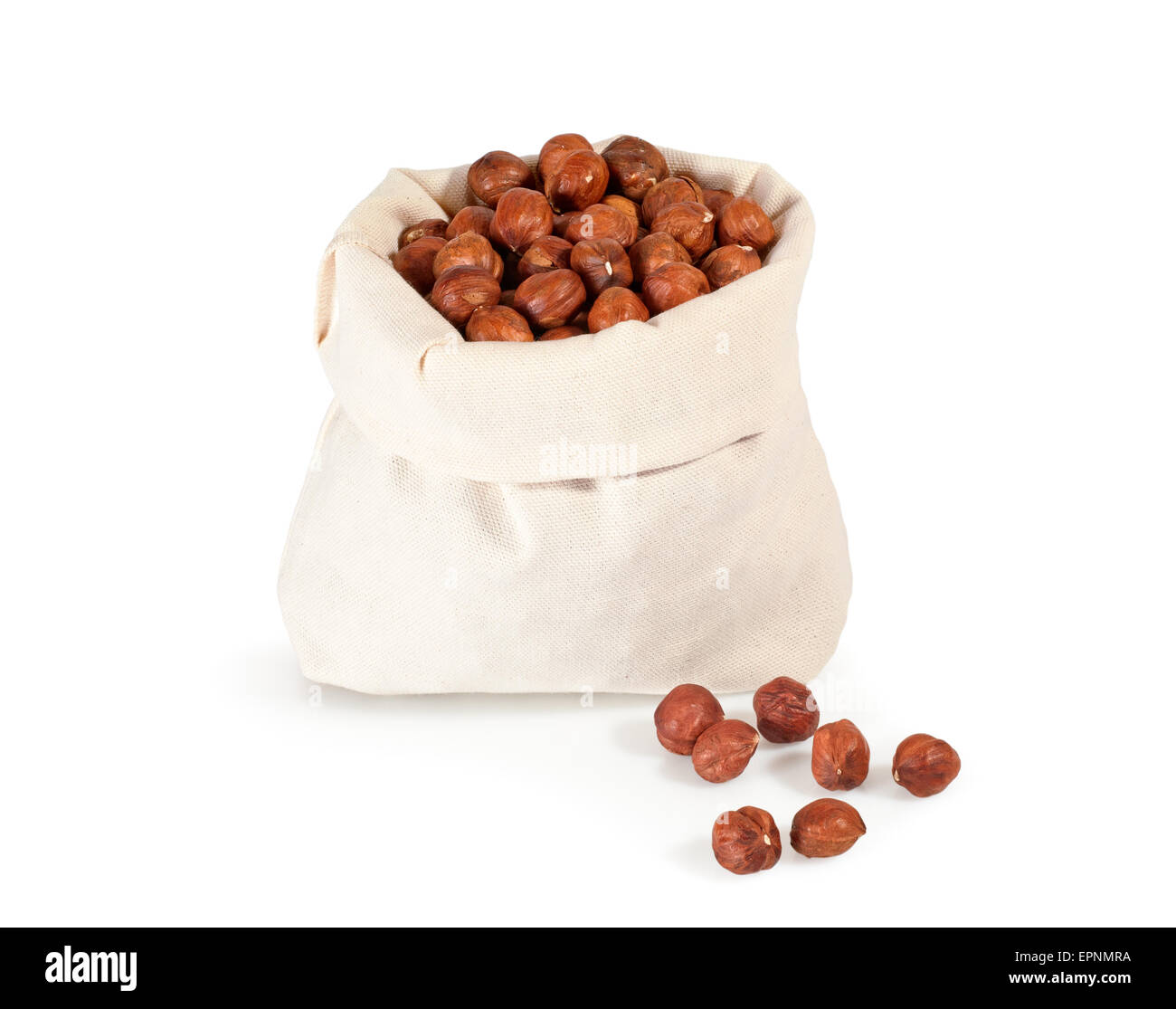 filbert on a white background Stock Photo - Alamy