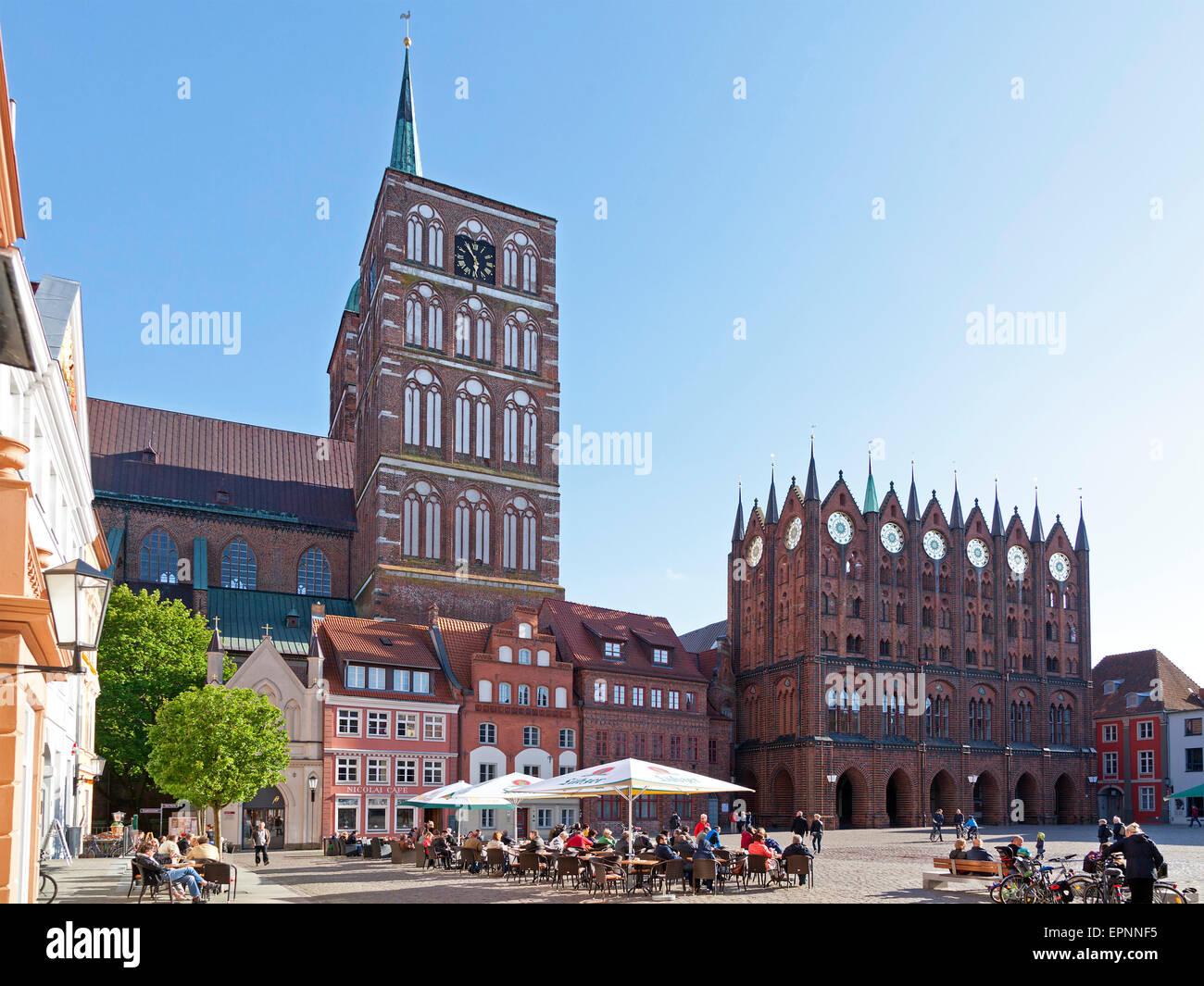 Old town market hall hi-res stock photography and images - Alamy