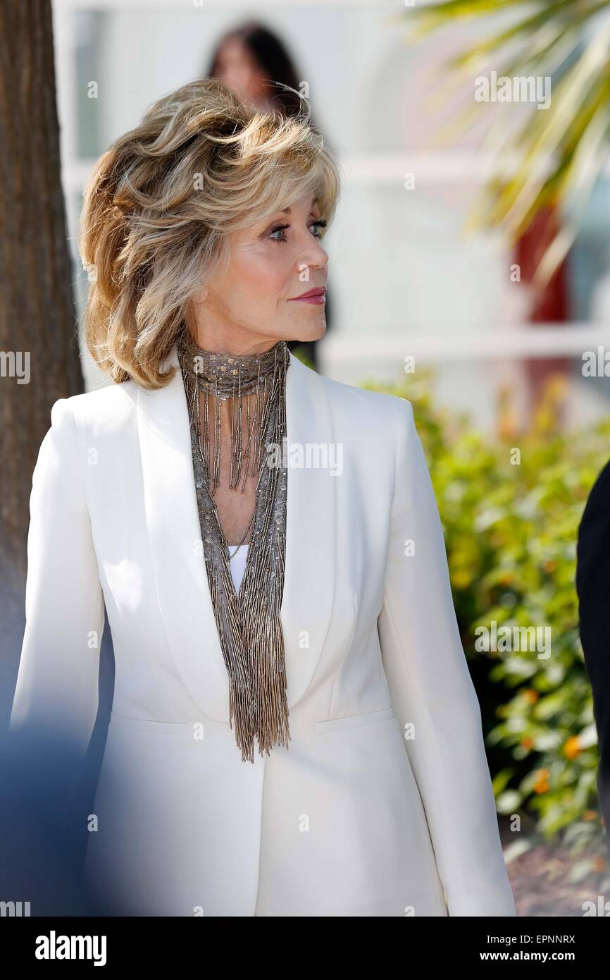 Cannes, Ca, France. 20th May, 2015. Jane Fonda .photo call 'Youth ...