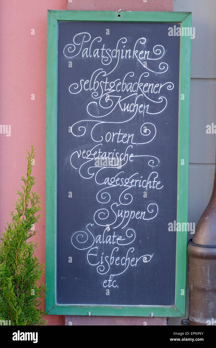 Bavarian Restaurant Signs Bei Oma Kleinmann: A Living Tradition