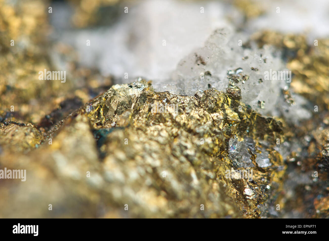 Chalcopyrite, It has the chemical formula (CuFeS2). Copper iron sulfide ...
